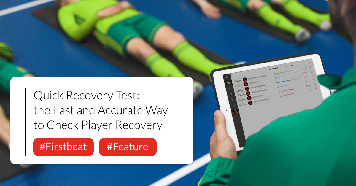 Firstbeat Sports Quick Recovery Test